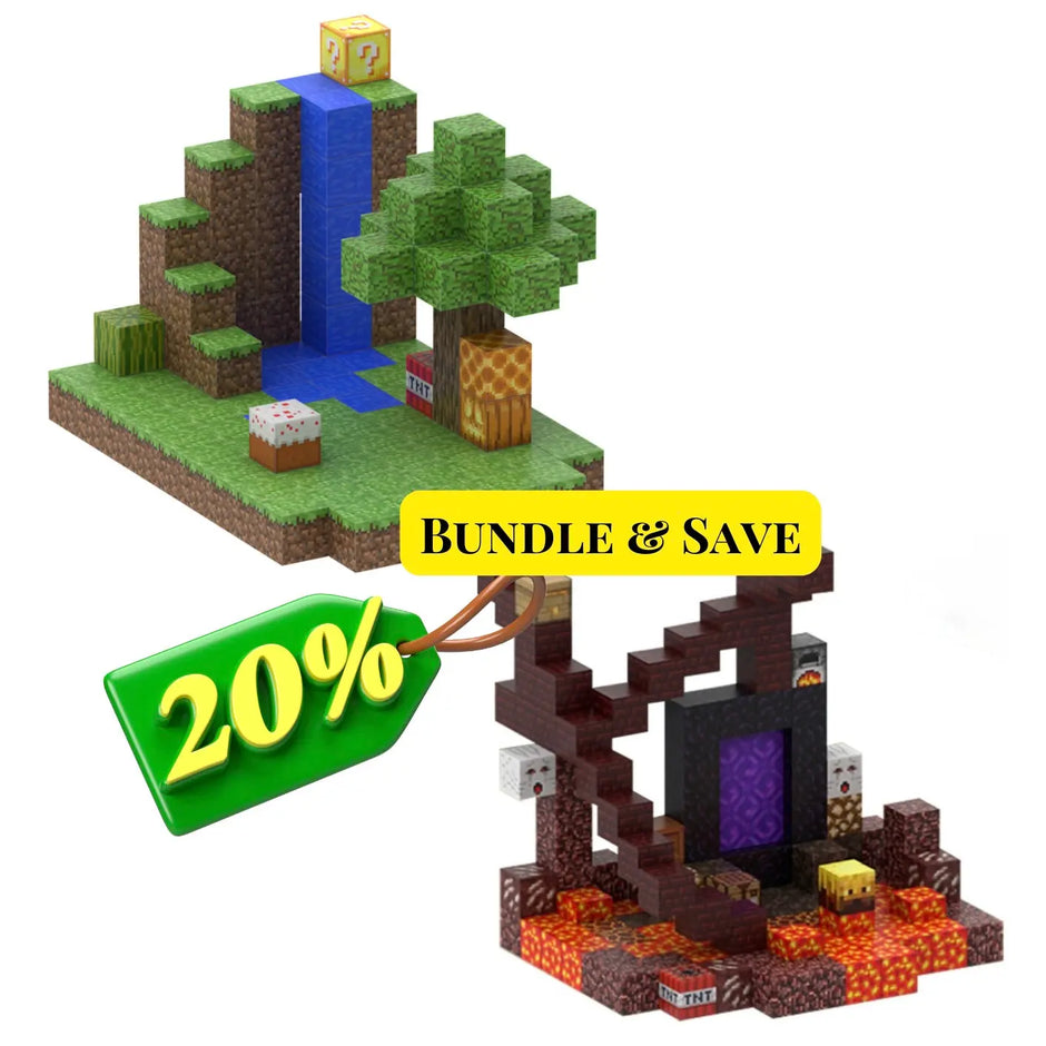 Create your Minecraft World off-screen with our Magnetic Blocks – Hello ...